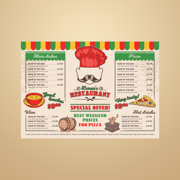 20 Excellent Food Brochure Templates