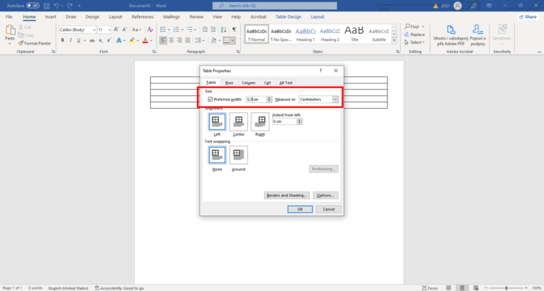 Wie erstellt man Karten in Word?