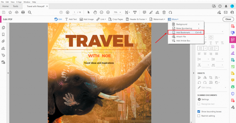 Comment créer une table des matières dans Adobe Acrobat