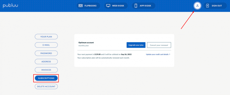 How to subscribe to Publuu?
