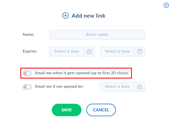 How to set up flipbook's viewing notifications?