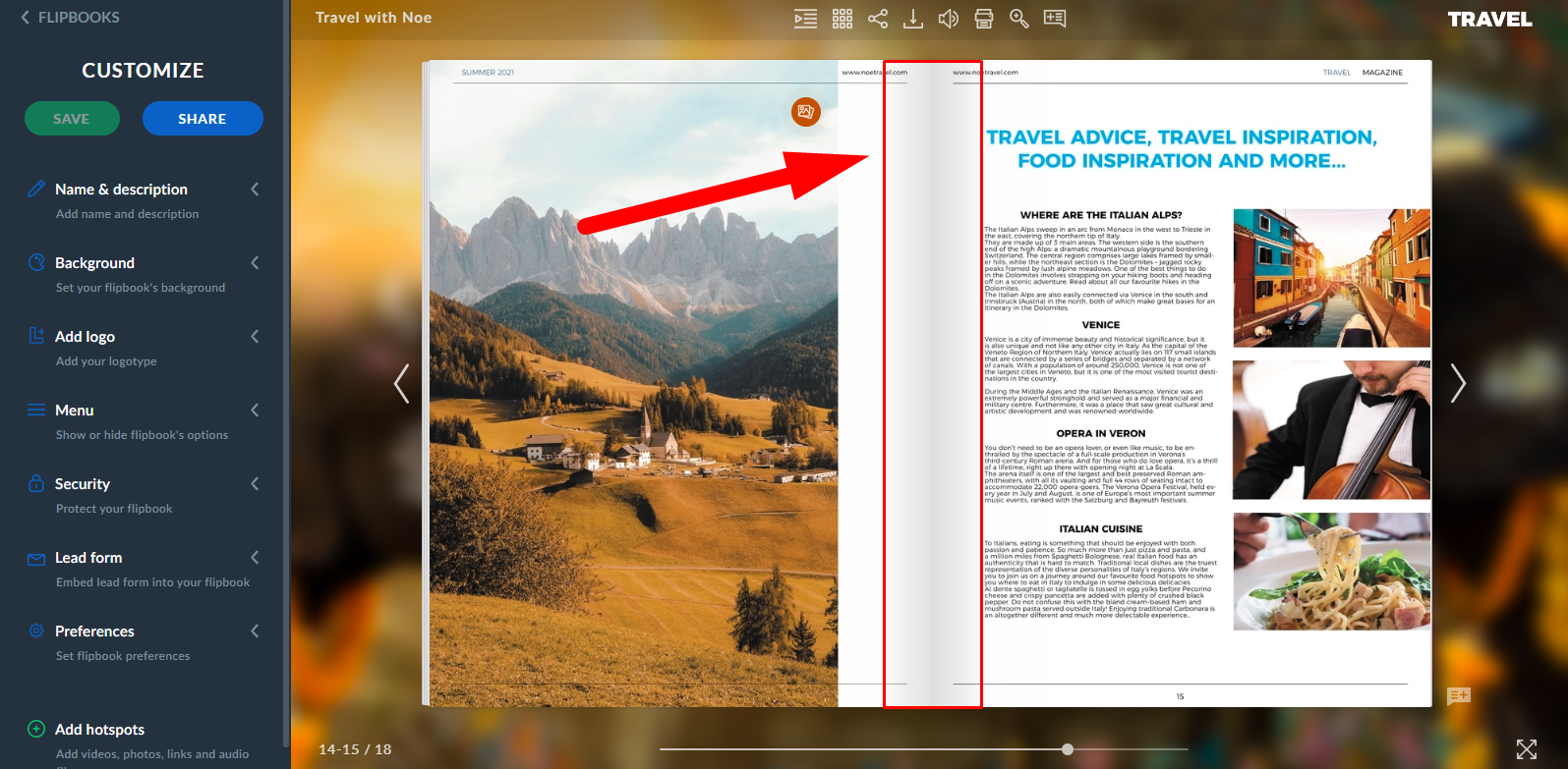 How to add real book effects?
