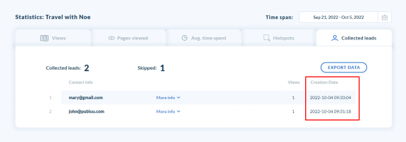 How to check lead capture reports?