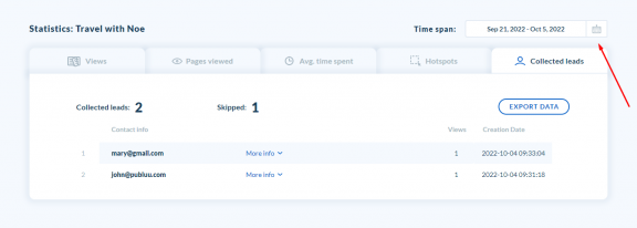 How to check lead capture reports?