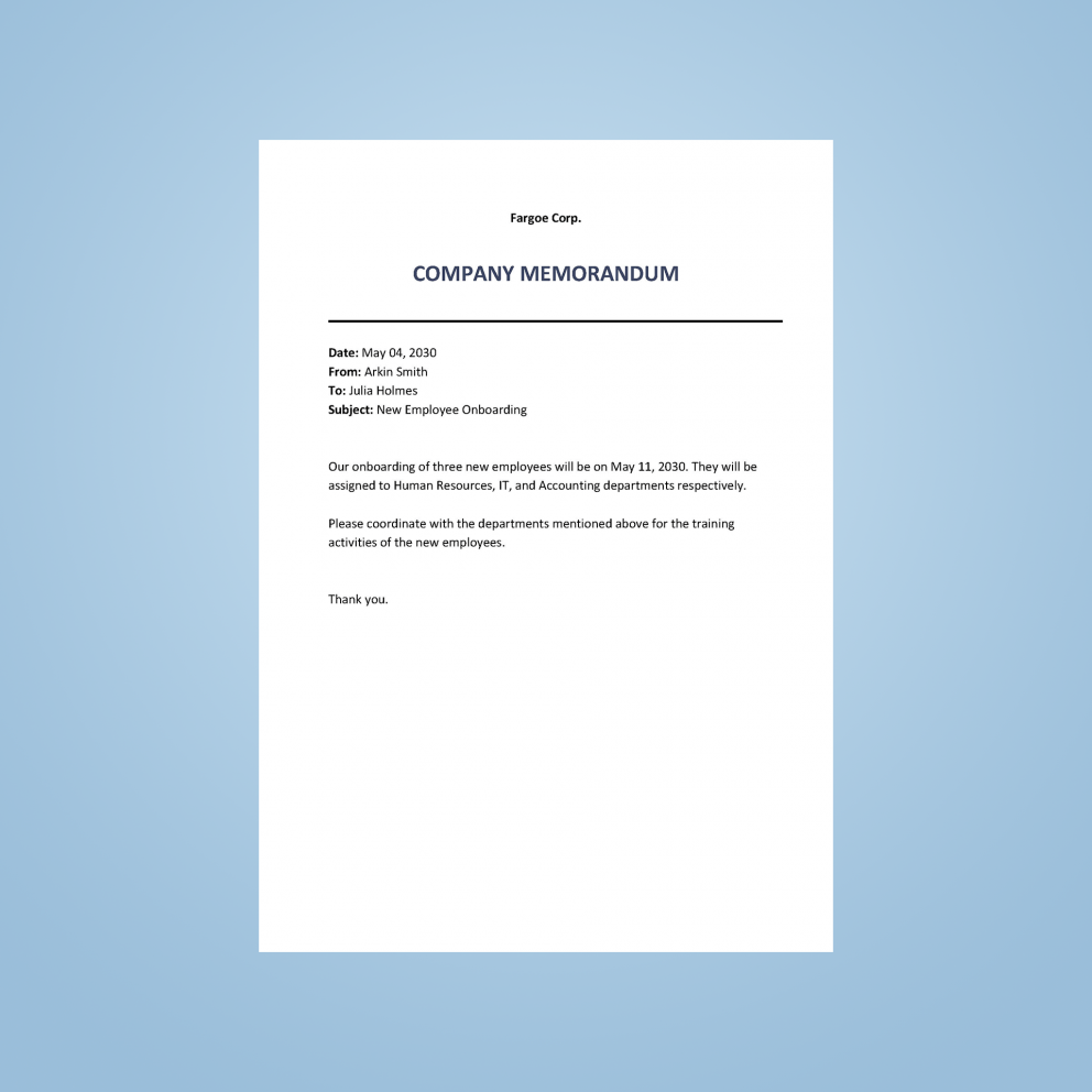 WRITTEN COMMUNICATION Memo WebQuest