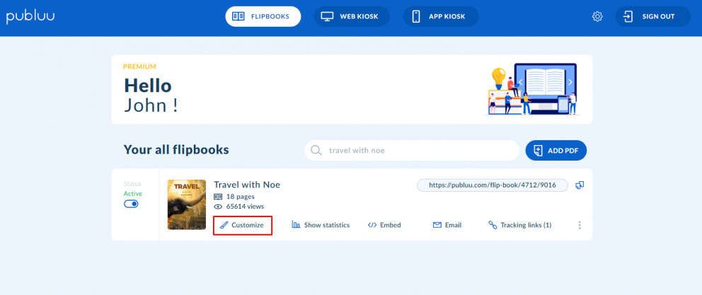 How can I protect my flipbook with a password?