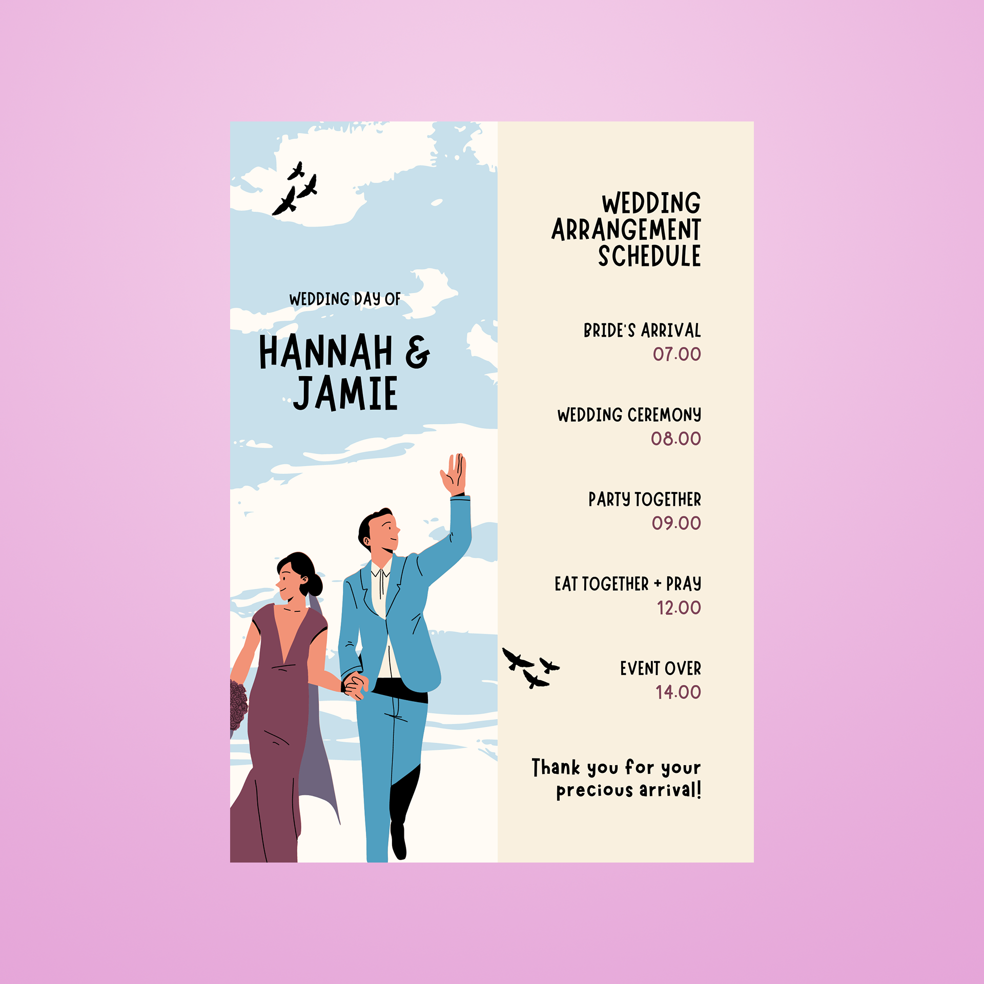 The Most Impressive Wedding Program Ideas