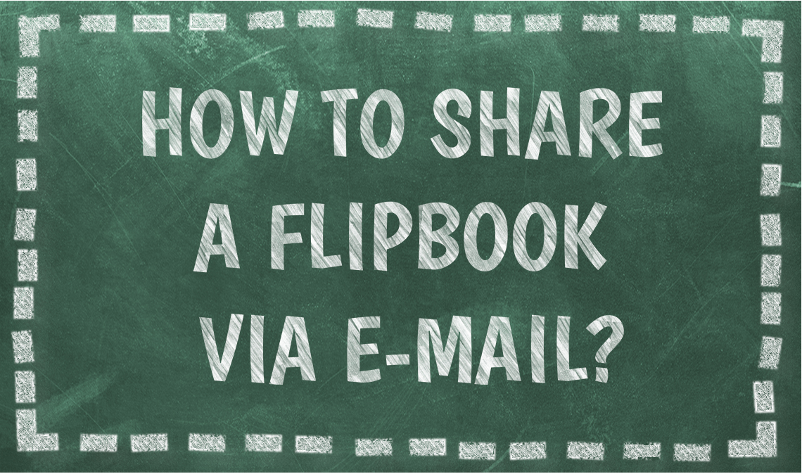 How to share a flipbook via email?