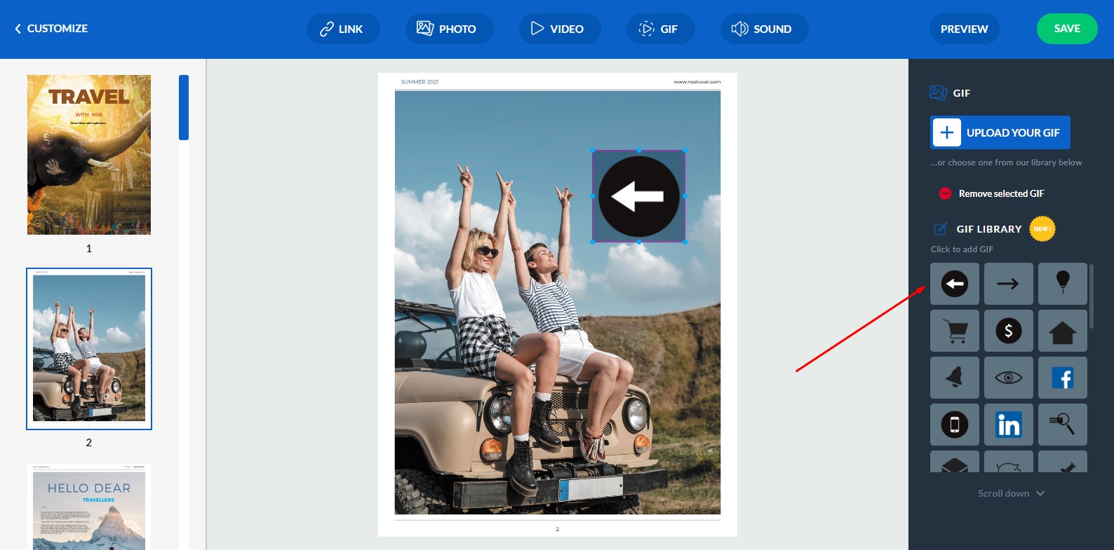 How to add GIFs to your online publication?